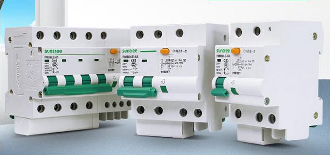 16Amp Kebocoran Bumi Suntree 4Pole RCBO Circuit Breaker